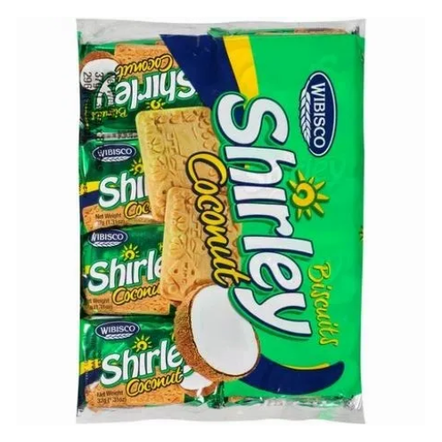 Wibisco Shirley Biscuits Coconut 296g - (8 x 37g) X 1 - Bellair Farms ...