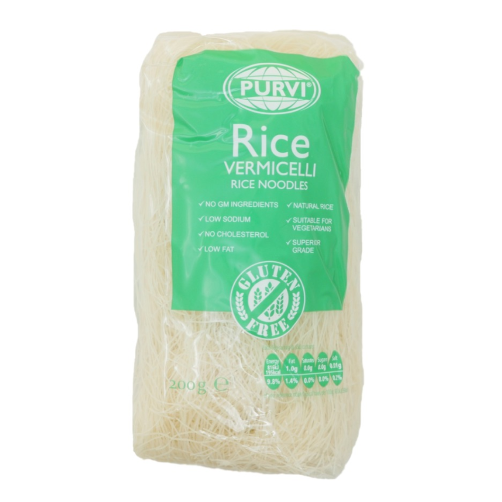 Purvi Rice Vermicelli Rice Noodles 200G X 1 - Bellair Farms International