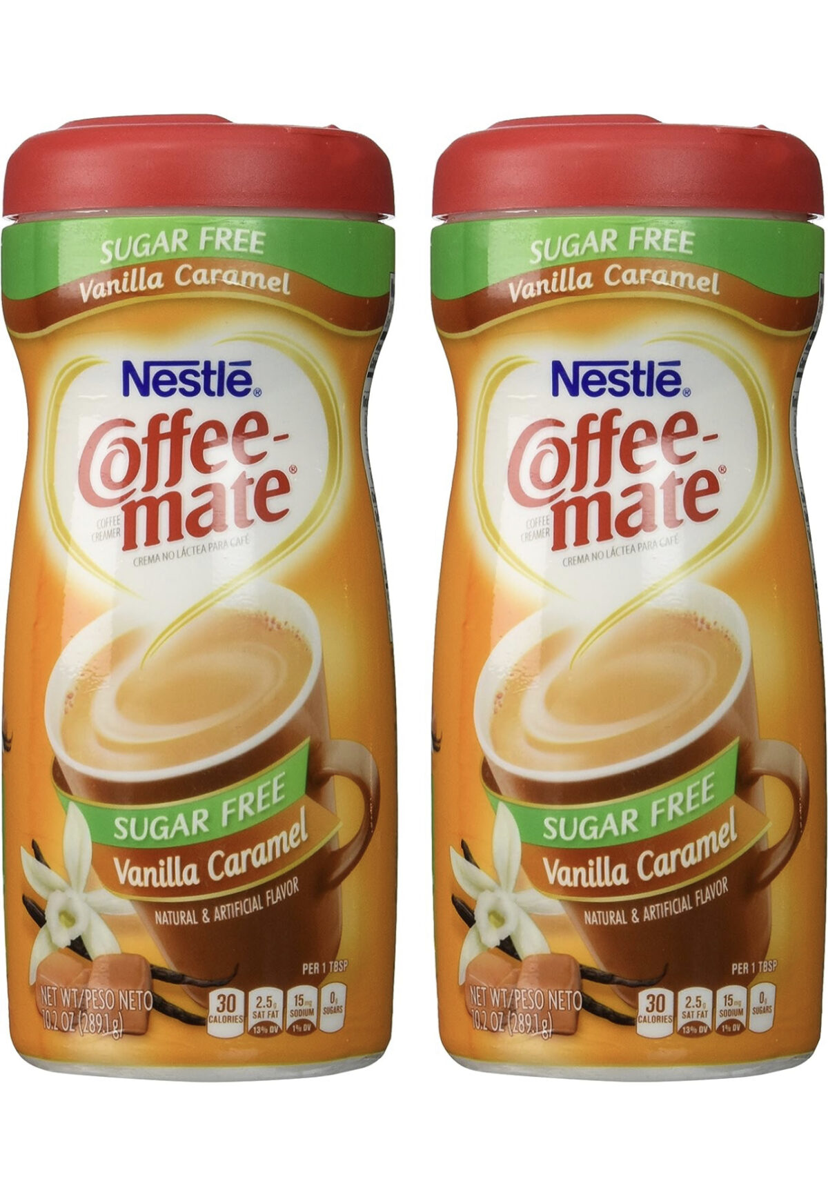 Coffee-mate Vanilla Caramel, Sugar-Free Powdered Coffee Creamer, 10.2 ...