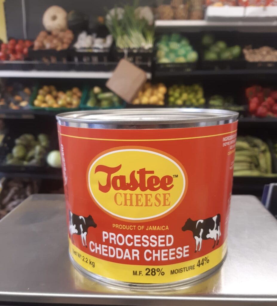 Jamaican Tastee Cheddar Cheese 2.2KG X 1 - Bellair Farms International